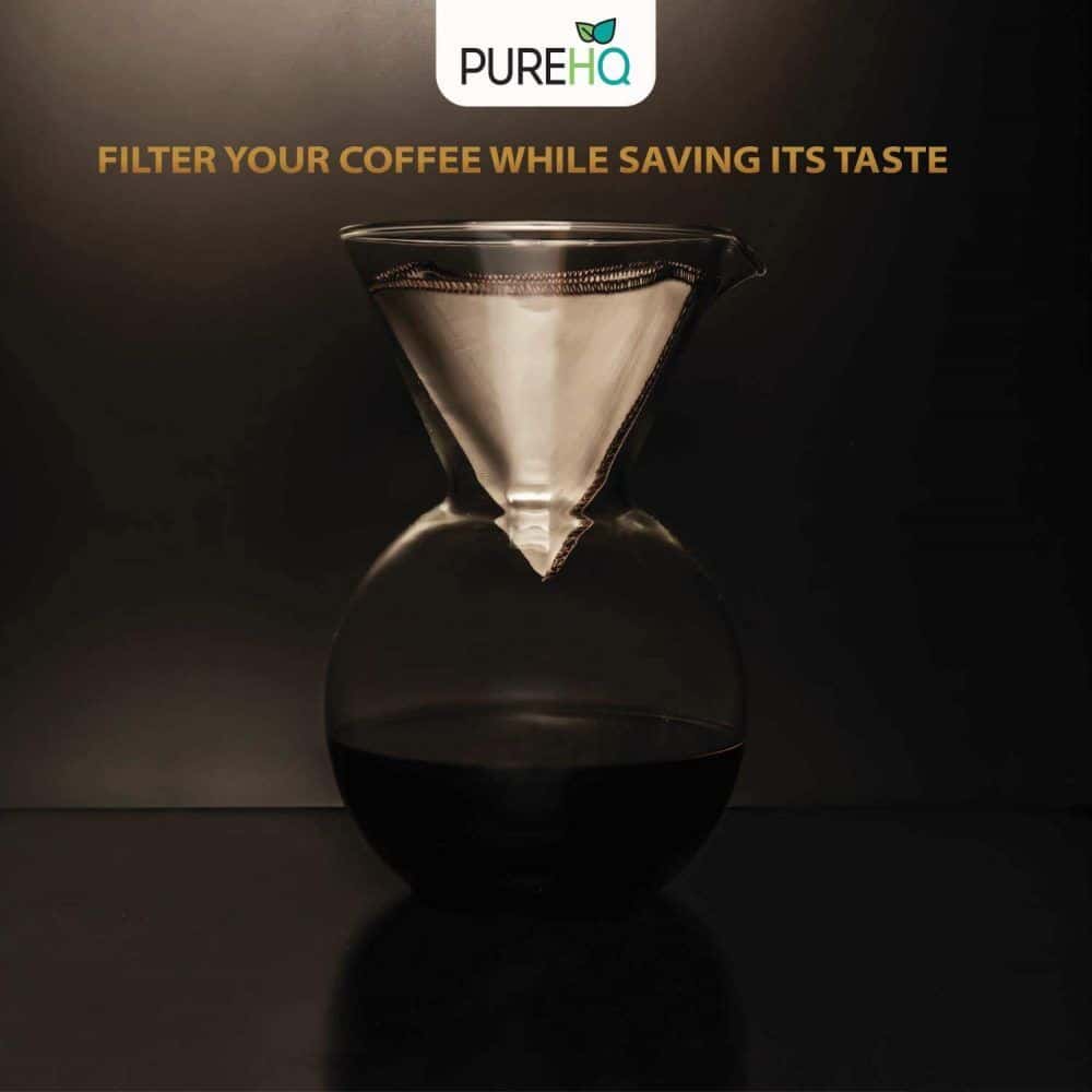 Reusable Pour Over Coffee Filter for Various Carafe Coffee Makers ...